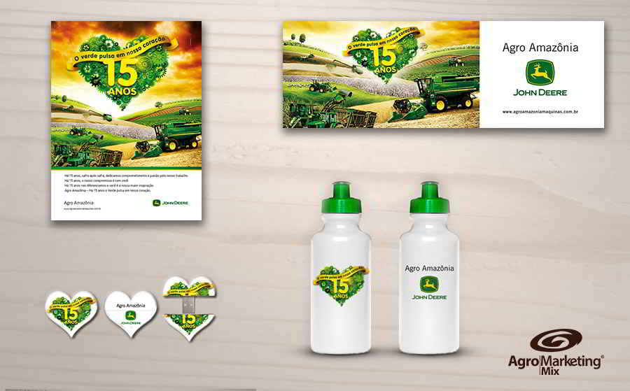 Agro Amazônia campanha 15 anos Propaganda - AgroMarketing
